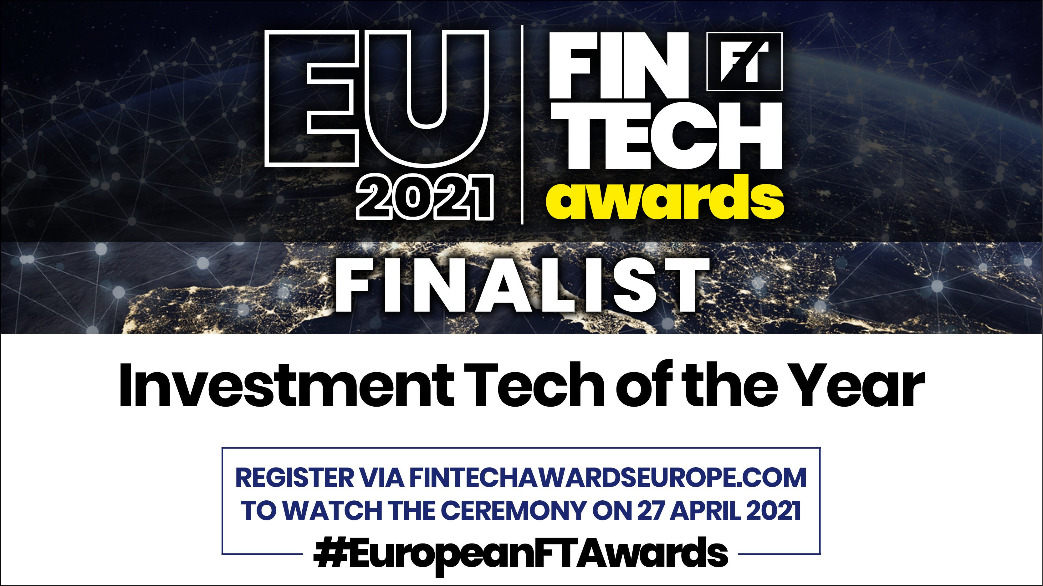 aisot is finalist for the European FinTech Awards 2021